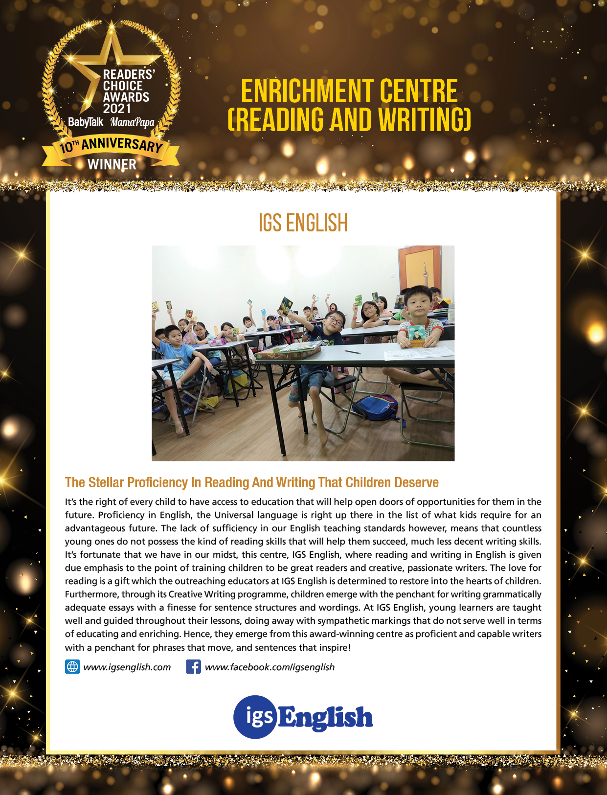 IGS English: Where Reading and Writing in English Come Naturally ...