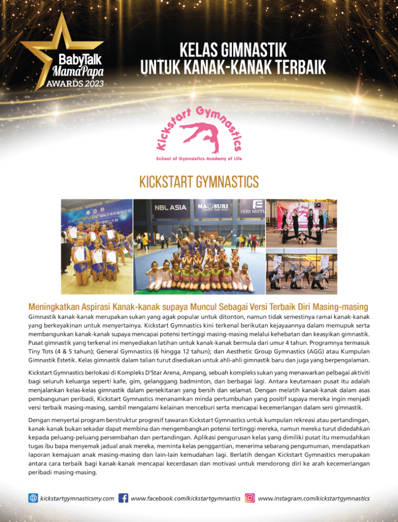 Kickstart Gymnastics - BabyTalk - Baby & Kids, Pregnancy & Parenting ...