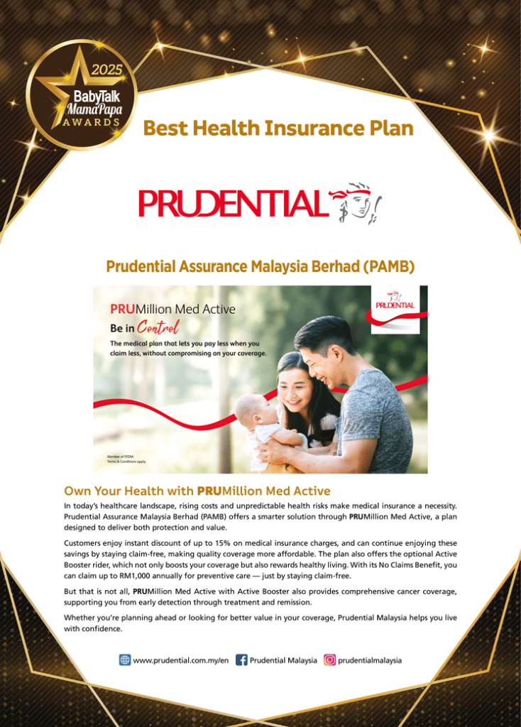 Prudential Assurance Malaysia Berhad (PAMB) - BabyTalk - Baby & Kids ...
